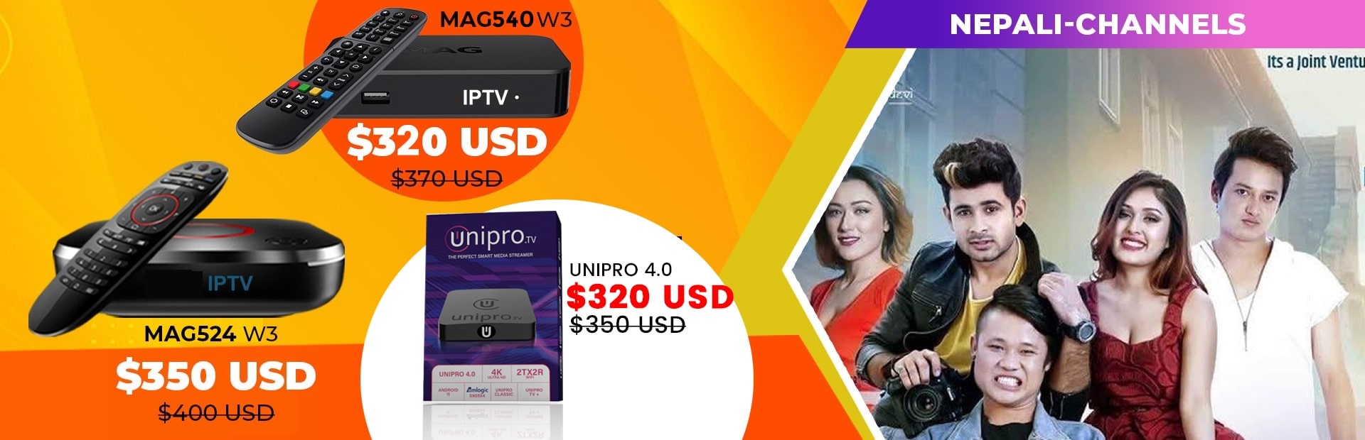 Nepali Channels - Watch Nepali IPTV Channels and tv Shows in USA.
